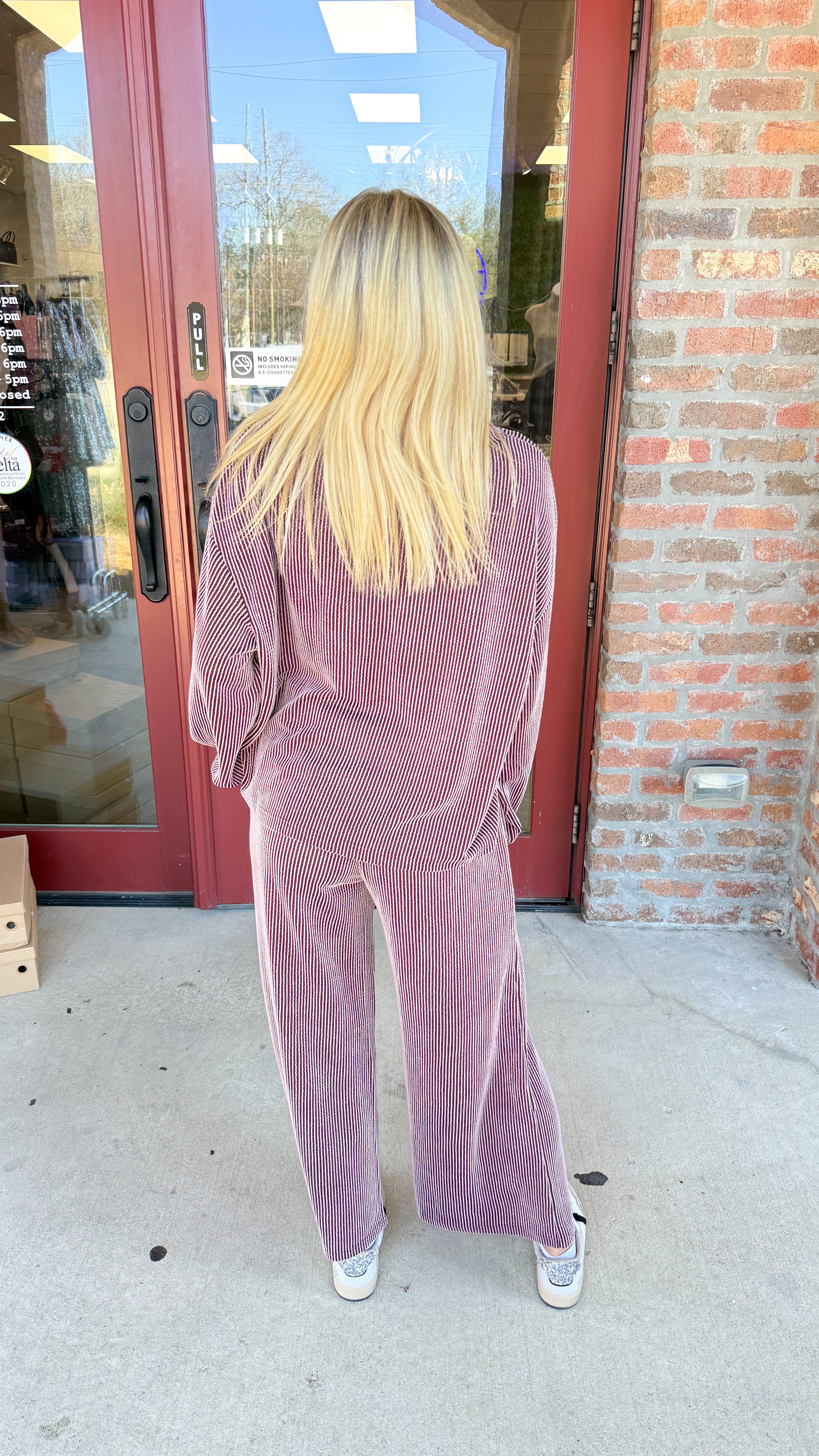 "Turn It Around" Ribbed Knit Long Sleeve Set – Blue Line Boutique